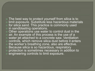 Lead and silica | PPTX