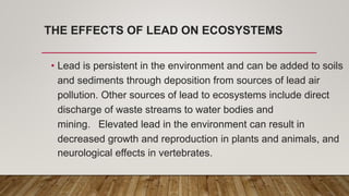 Lead as an air pollutant . | PPTX