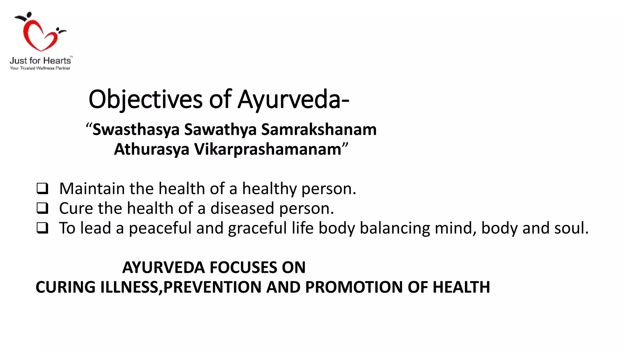 Lead ayurvedic way of life | PPTX | Herbs and Supplements | Alternative ...