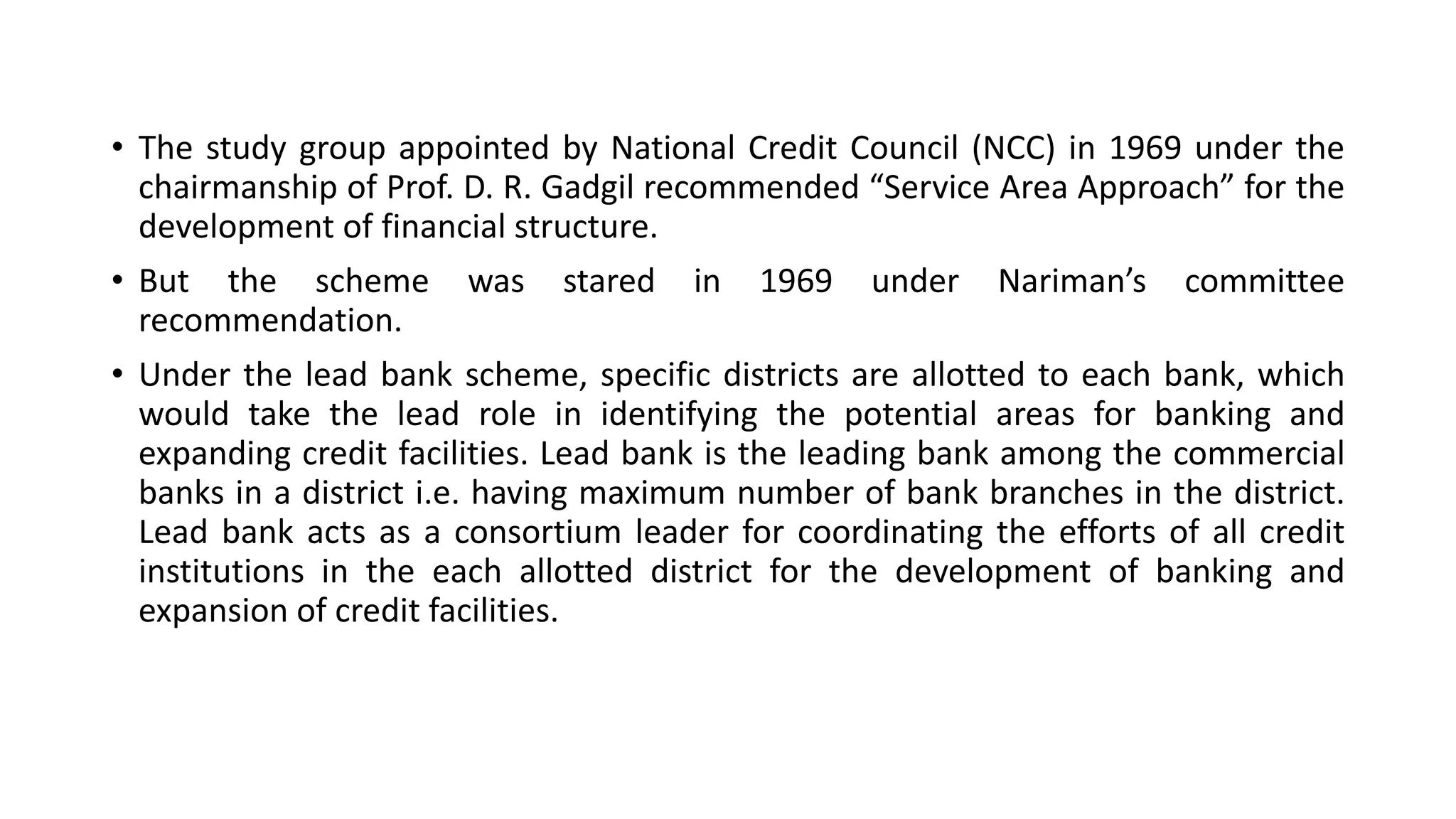 Lead bank scheme | PPTX