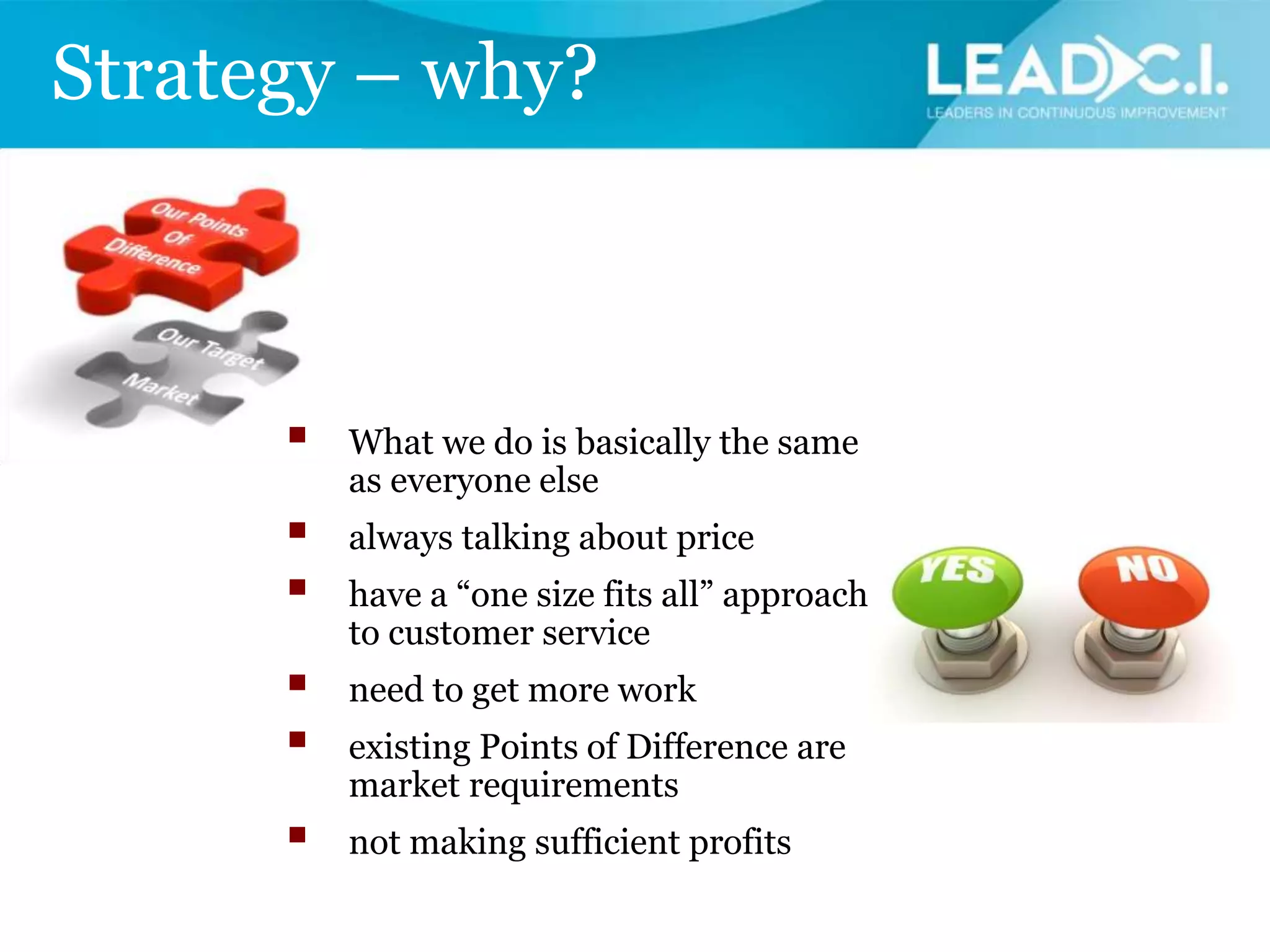 Lead C.I. Introduction - Leaders In Continuous Improvement | PPTX