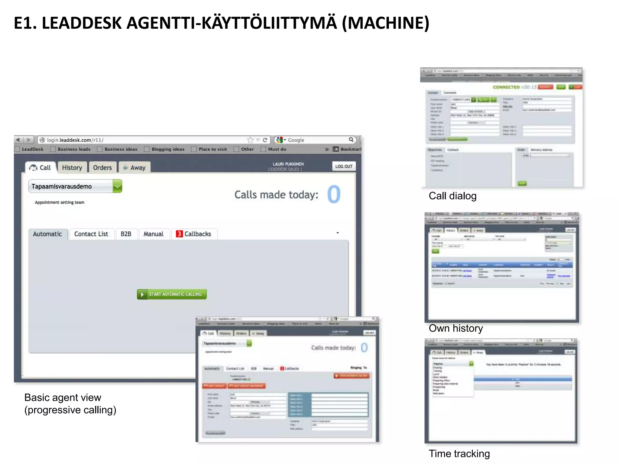 LeadDesk basic background info and system description | PPT