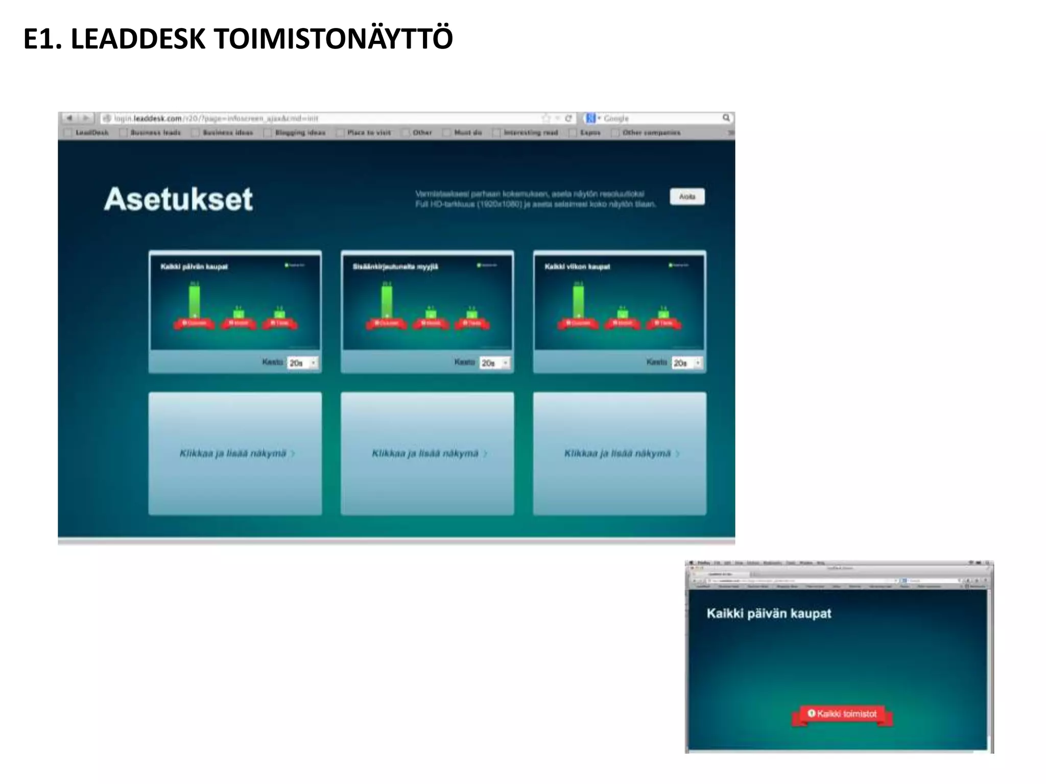LeadDesk basic background info and system description | PPTX