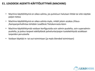 LeadDesk basic background info and system description | PPTX