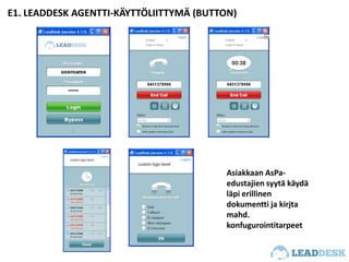 LeadDesk basic background info and system description | PPTX