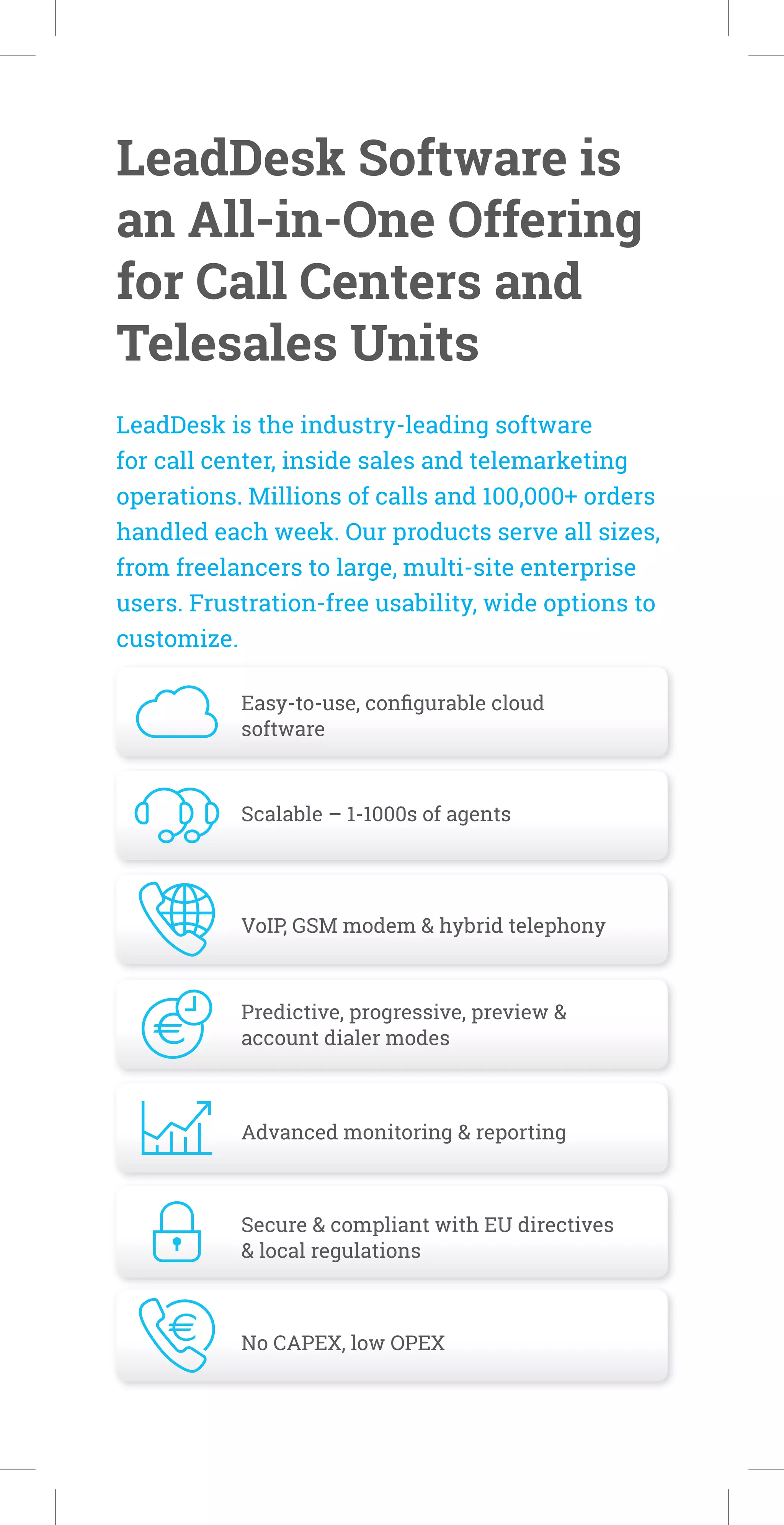 LeadDesk Software Platform & Ecosystem | PDF