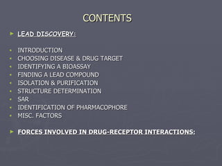 Lead drug discovery | PPT