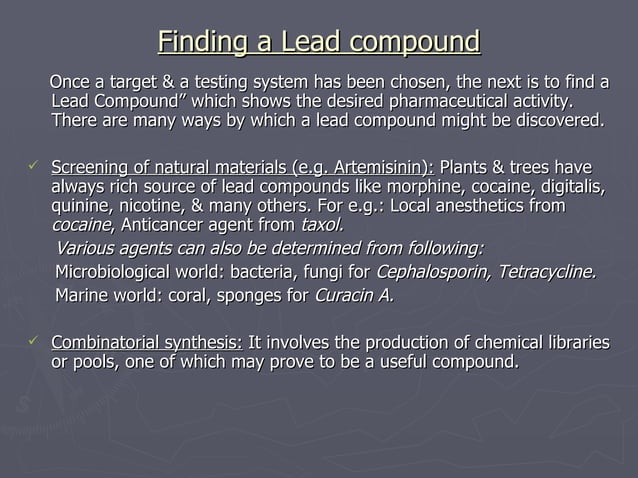 Lead drug discovery | PPT
