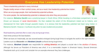 Everyone is a Leader | PPTX