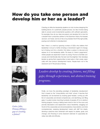 Better Leaders, Better World: Leadership Manifesto | PDF