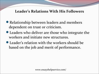 Leader member exchange model | PPT
