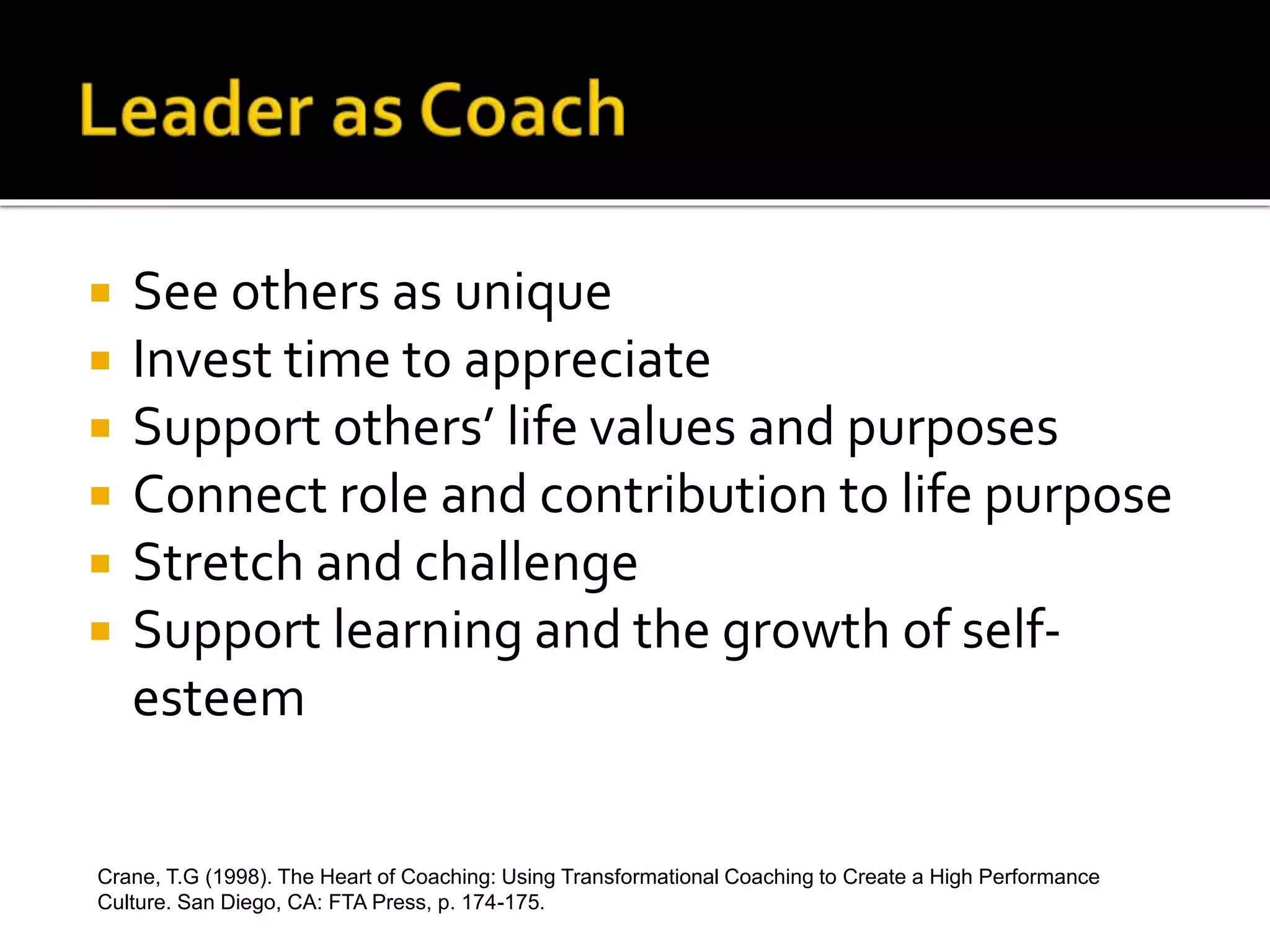 Leader as Coach | PPT