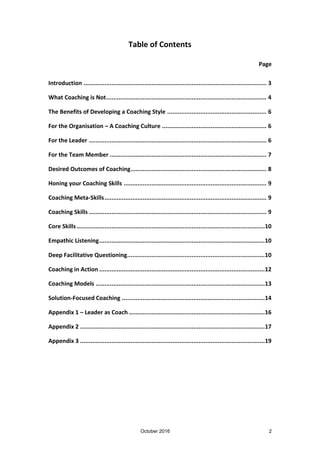 Leader as coach | PDF