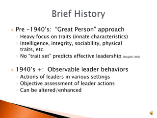 Leader Behaviors Ppt | PPTX