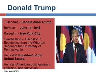 Leadership style of Donald Trump | PPTX