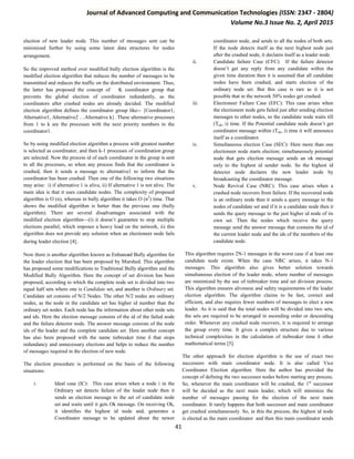 Leader Election Approach: A Comparison and Survey | PDF