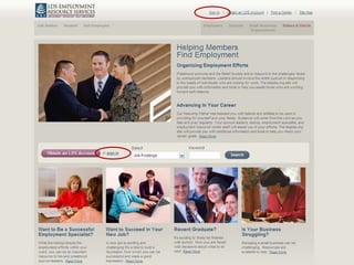 Leader flowfor new lds jobs wedsite | PPTX