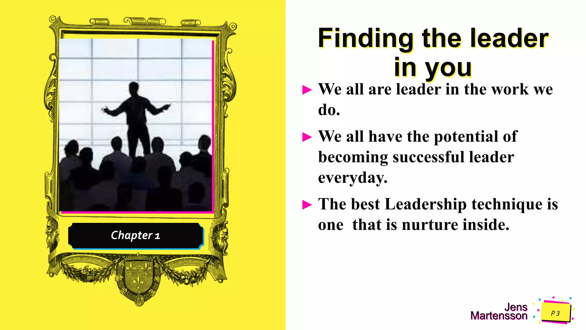 The Leader in you by Dale Carnegie | PPTX