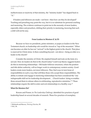 2016 AMF Read - Leader loop - from Followers to Mentors | PDF