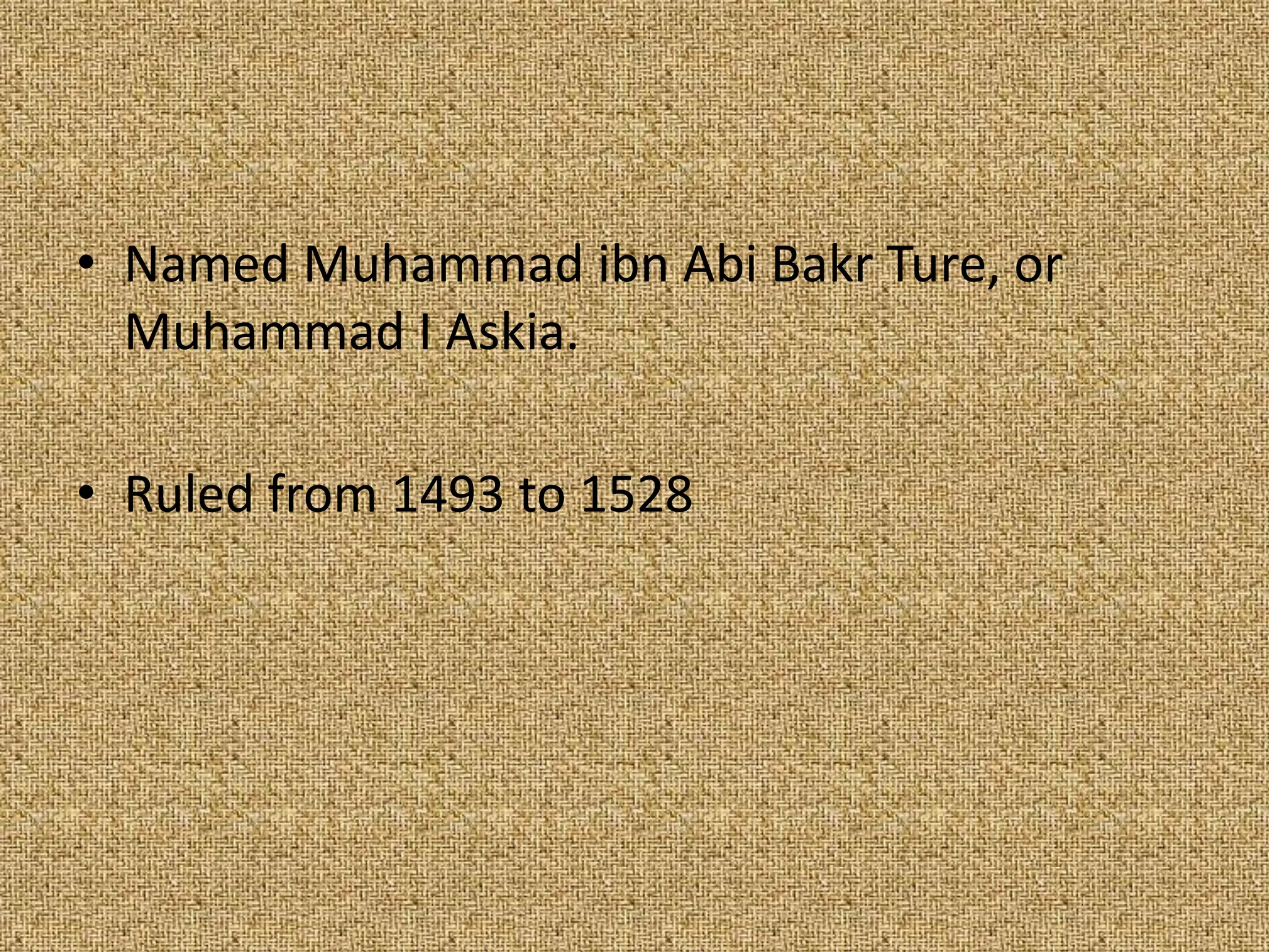 Leader of songhai | PPTX