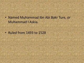 Leader of songhai | PPTX