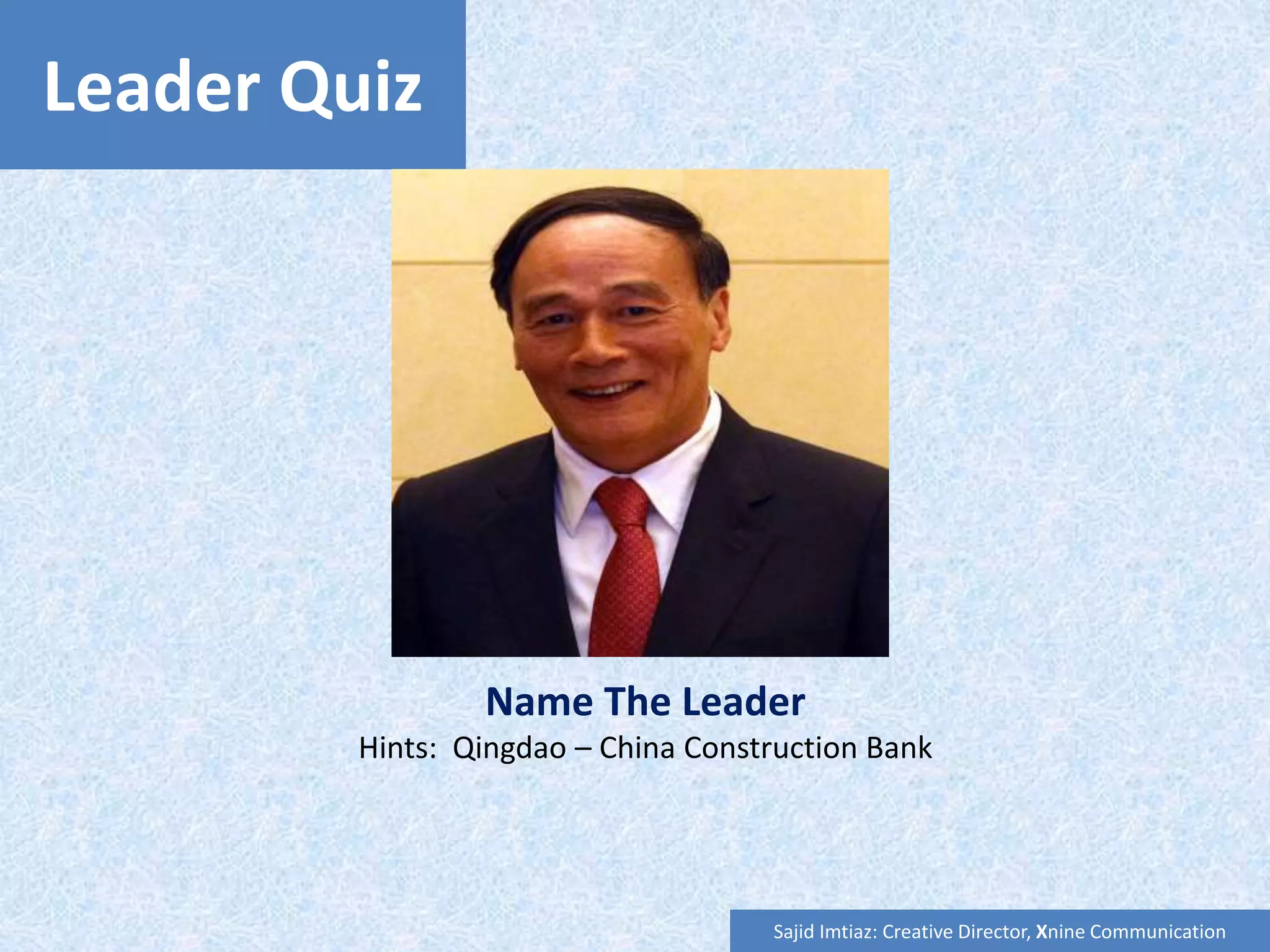 Leader Quiz | PPTX