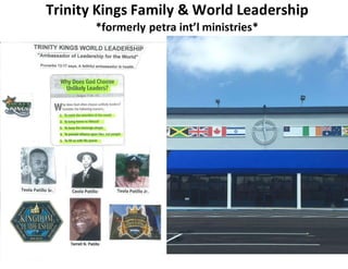 Trinity Kings World Leadership: Why GOD Chooses Unlikely Leaders as ...