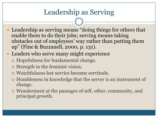 Leaders and leadership (chapter 12) | PPTX