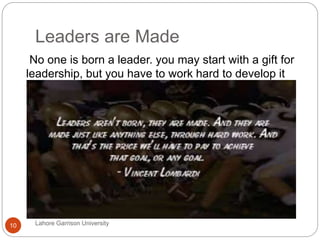 Are Leaders born or made? | PPTX