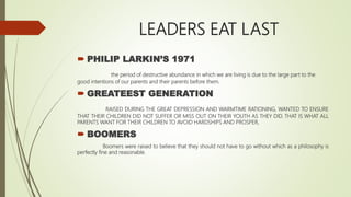 Leaders Eat Last by Simon Senik | PPT