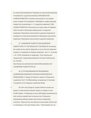 Leadershileadershipp illustratedillustrated | DOC | Executive ...