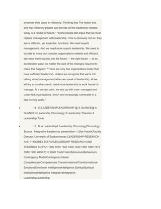 Leadershileadershipp illustratedillustrated | DOC | Executive ...