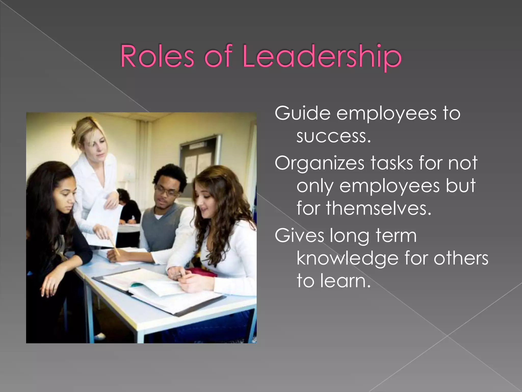 Leadership in the Work Force | PPTX