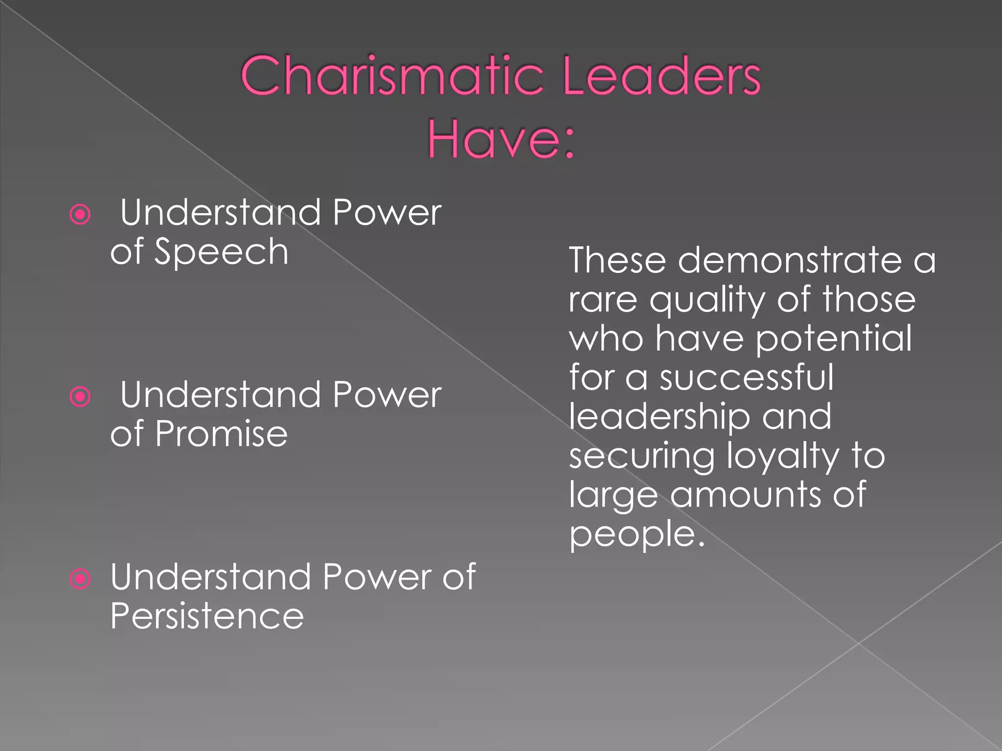 Leadership in the Work Force | PPTX