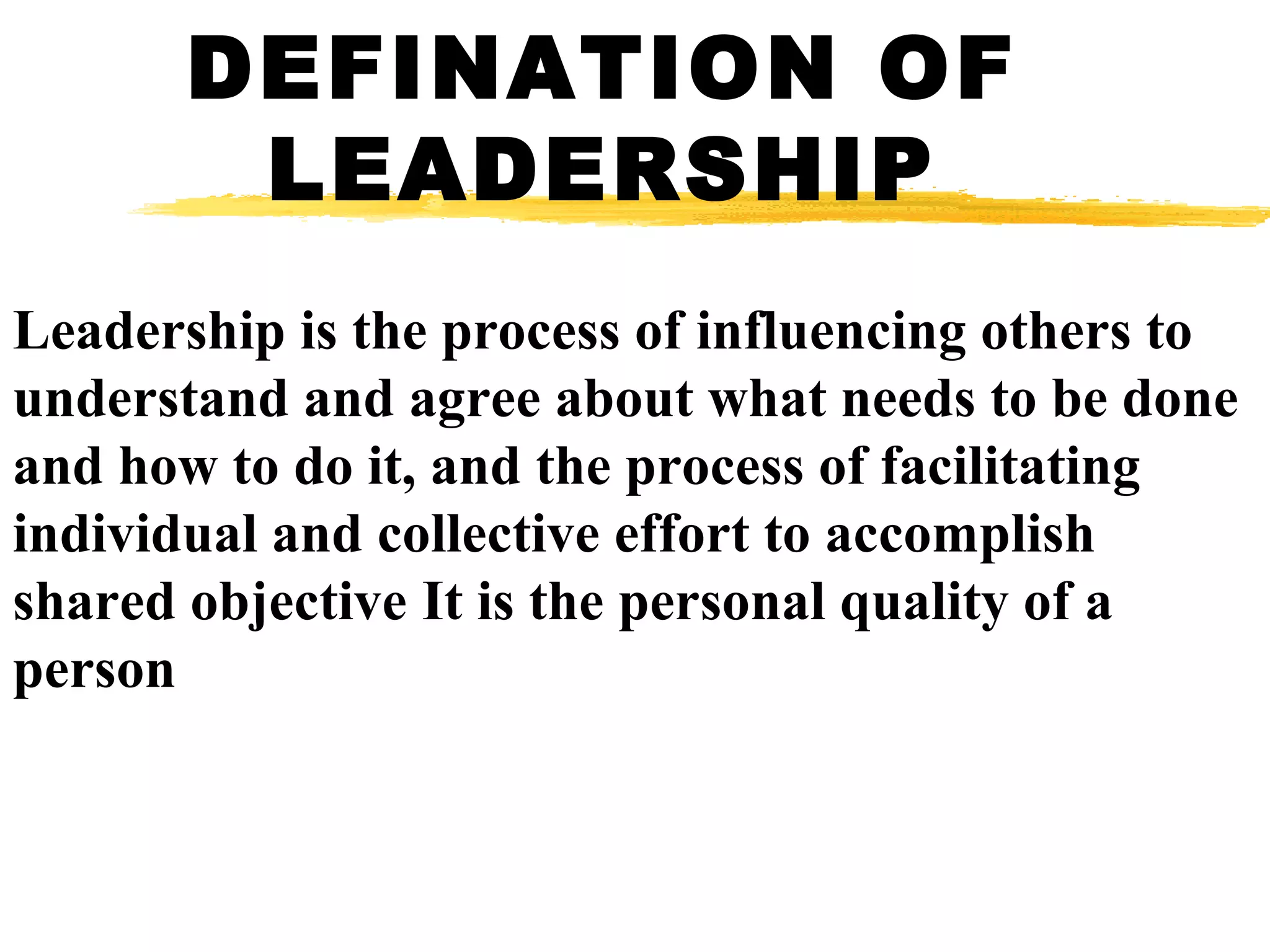 Leadership | PPT