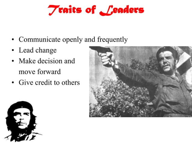 Che Guevara : Leadership Analysis | PPTX | Politics