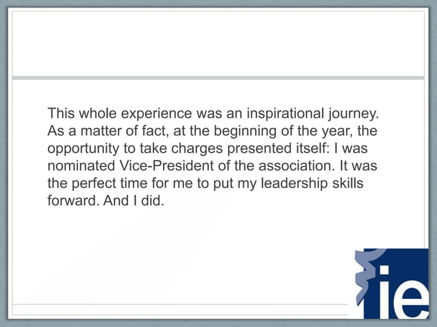 IE Express Yourself | PPT