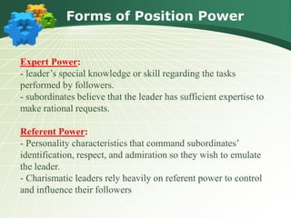 Leadership in organizations | PPTX