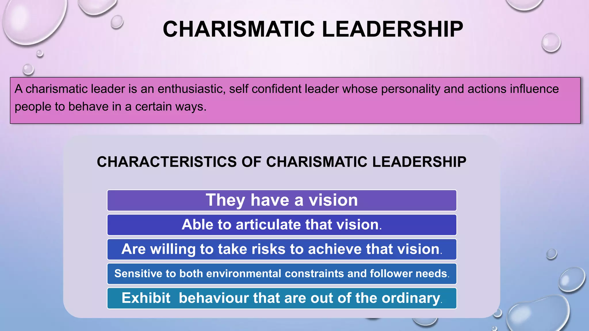 Leadership theories | PPTX