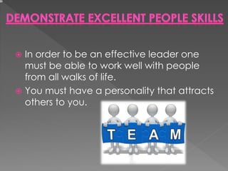 Qualities of an exemplary leader | PPTX | Executive Leadership ...
