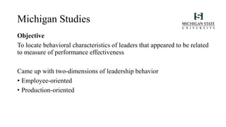 Leadership- Organizational Behavior | PPTX
