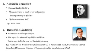 Leadership- Organizational Behavior | PPTX