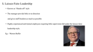 Leadership- Organizational Behavior | PPTX