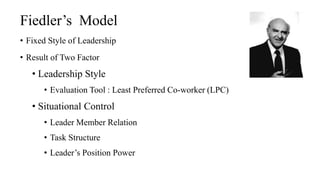 Leadership- Organizational Behavior | PPTX