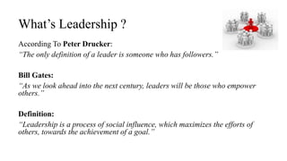 Leadership- Organizational Behavior | PPTX