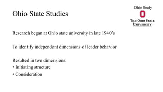 Leadership- Organizational Behavior | PPTX