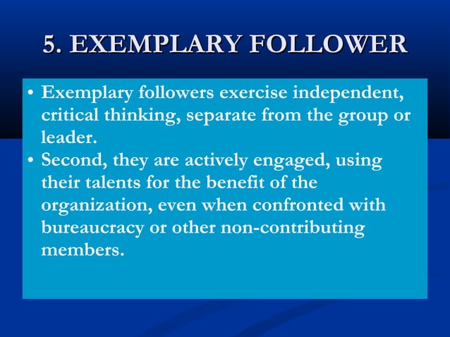 Leadership & Followership | PPT