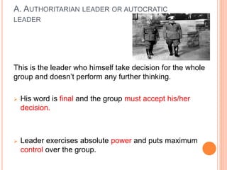 Leadership & Leader | PPT