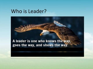 Leadership - Introduction to Management | PPT