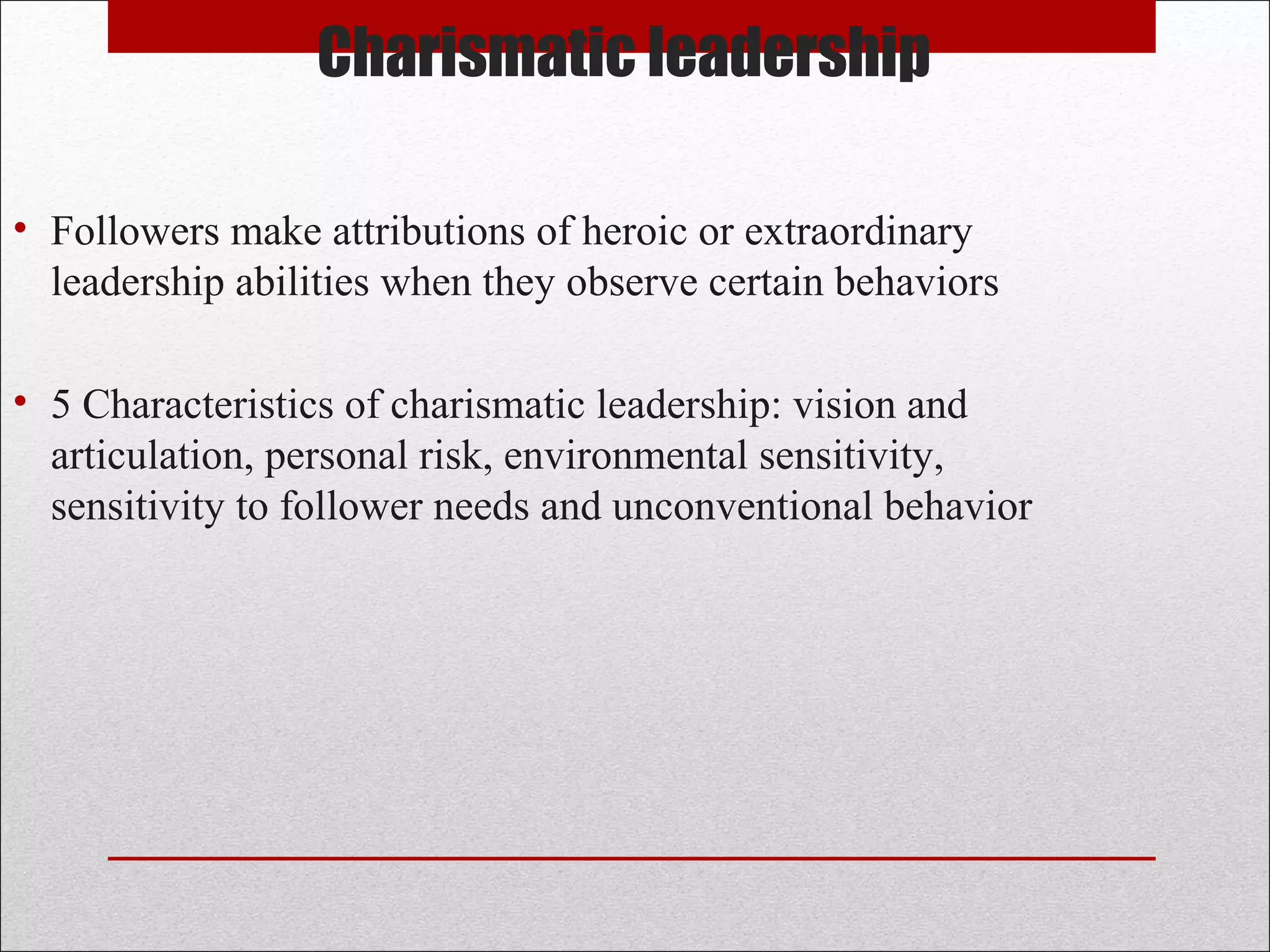 Leadership - Organisational Behavior | PPT